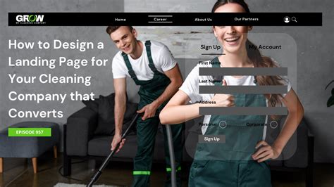 How To Design A Landing Page For Your Cleaning Company That Converts