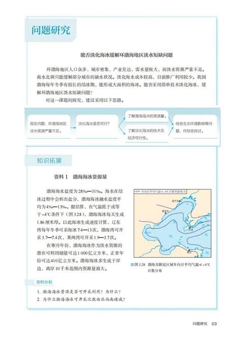 第三节 海水的运动2019年审定人教版高中地理必修1高中课本 中学课本网