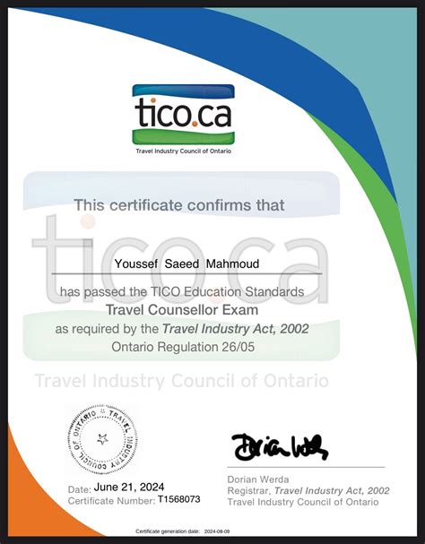 Youssef Saeed On Linkedin Ticocertified Travelindustry Professionaldevelopment Traveladvisor
