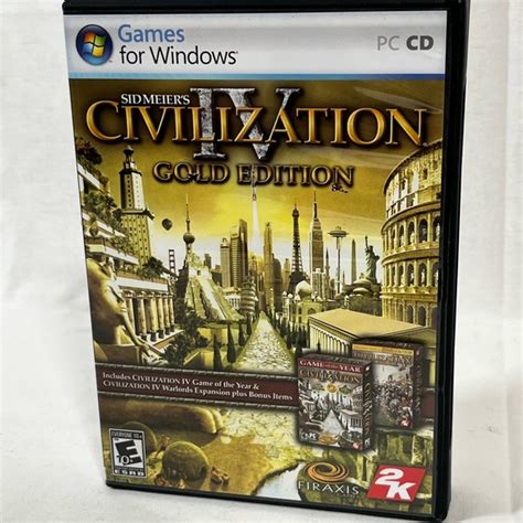 Video Games Consoles Sid Meiers Civilization Iv Gold Edition Pc 207