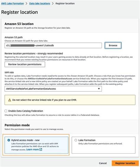 Presentamos El Modo De Acceso H Brido Para El Cat Logo De Datos De Aws Glue Para Proteger El