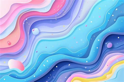 Colorful Abstract Wave Pattern Design For Creative Backgrounds