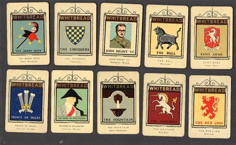 Collctable Cigarette Cards Trade Set Inn Signs First Series 1949 Whitbread