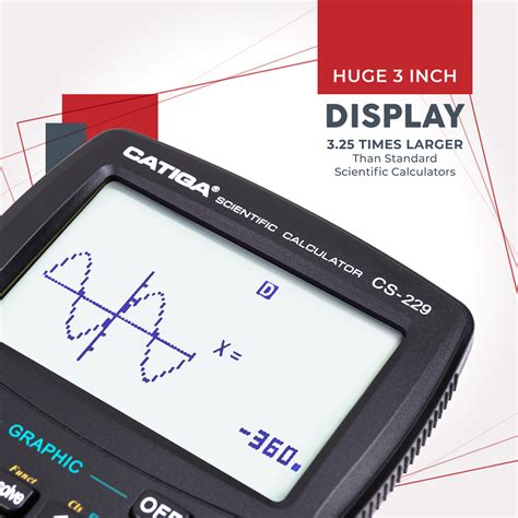 Cs 229 Scientific Calculator With Graphic Functions And Multiple Modes