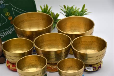 Chakra Healing Singing Bowl Set Of 7 Tibetan Singing Bowls Etsy