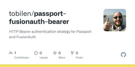 Github Tobilenpassport Fusionauth Bearer Bearer Authentication