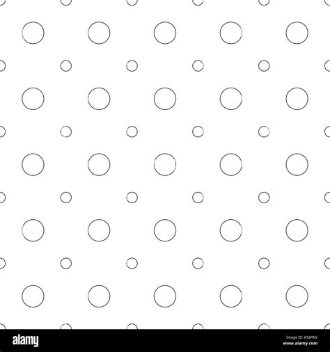 Repeating Abstract Monochrome Circle Pattern Halftone Vector Background Design Stock Vector