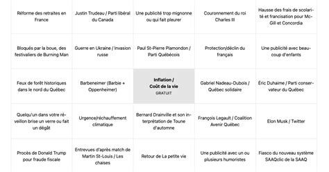 Bingo Dinfoman 2023 Et Du Bye Bye 2023
