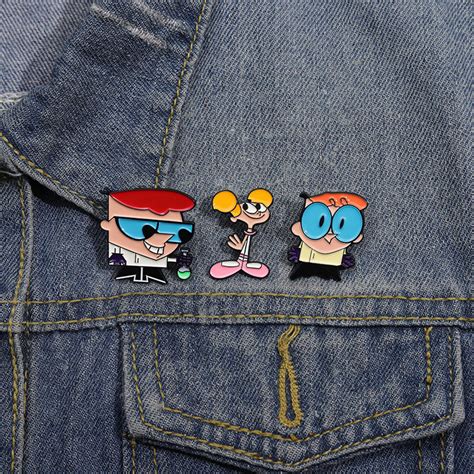 Clássicos Personagens De Desenho Animado Ciência Esmalte Anime Dexter