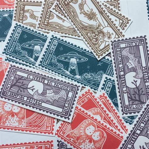 Mail Art Postage Stamps And Postal Cards On Behance