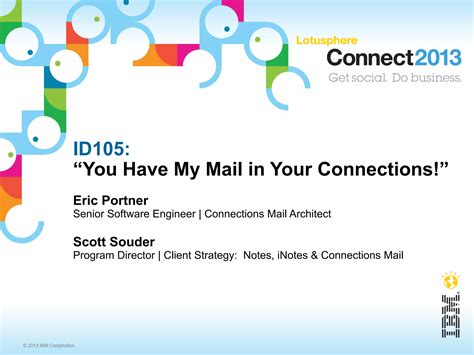 Ibm Connect Id Ibmconnections Mail PPT