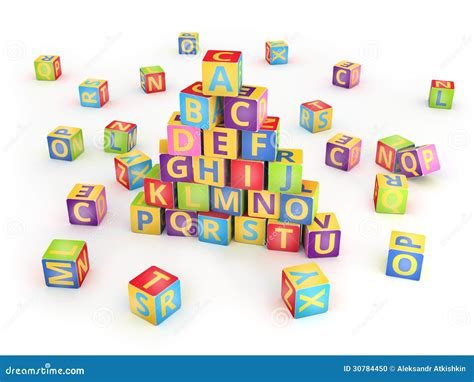 A B C Cubes Pyramide Stock Photo Image 30784450