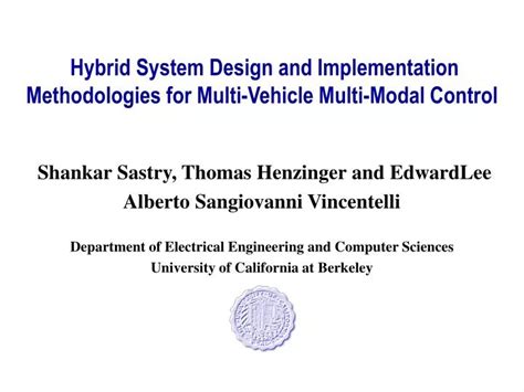 Ppt Hybrid System Design And Implementation Methodologies For Multi