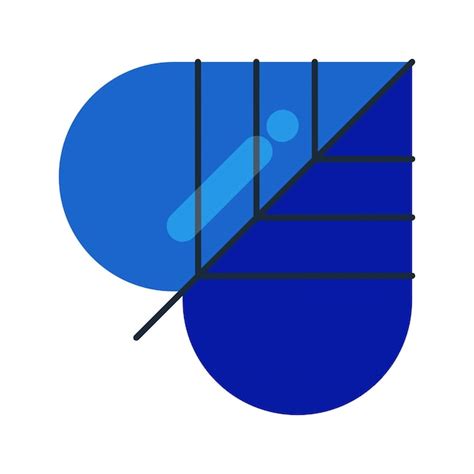 Premium Vector Flat Colorful Leaf Shape Design Asset Element