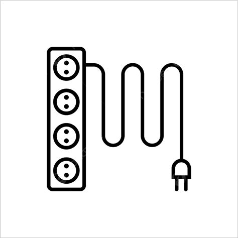 연장 코드 아이콘 벡터 아트 그림 기호 교류 연결 Png 일러스트 및 벡터 에 대한 무료 다운로드 Pngtree