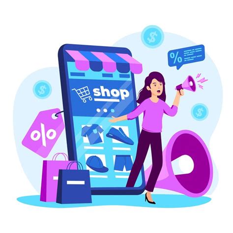 Premium Vector Vector Ecommerce Campaign Concept Illustration