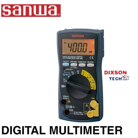 Jual ALAT UKUR DIGITAL MULTIMETER MULTITESTER AVOMETER SANWA Jakarta