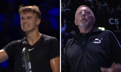 Boris Becker And Holger Rune Gesture Gives First Glimpse Of Coaching