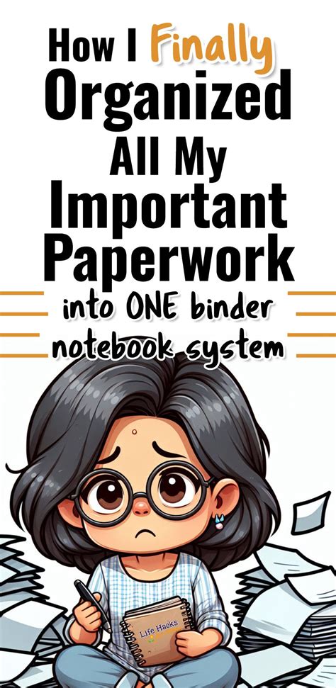 How I Finally Organized All My Important Paperwork Life Organization