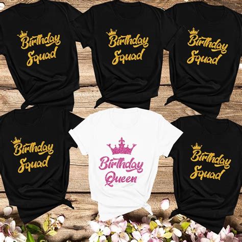 Birthday Squad Shirt Etsy