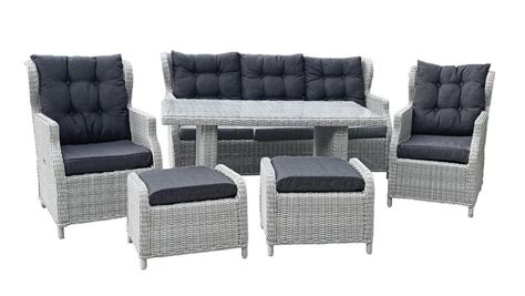 Bellavista Homeandgarden® Loungeset Aluminium Gartenmöbel Dininglounge