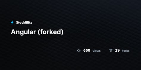 Angular Forked Stackblitz Angular Forked Stackblitz