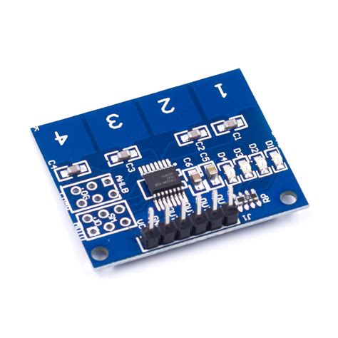 Ttp224 4 Way Channel Switch Touch Sensor Digital Touch Capacitive Module Sensor And Touch Sensor