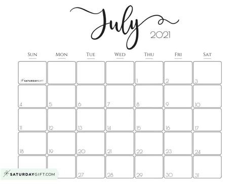 Cute 2021 Printable Blank Calendars 2021 Printable Calendar Imom