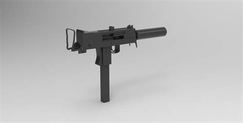 Obj File Mac 11 Submachine Gun 🔫 ・design To Download And 3d Print・cults