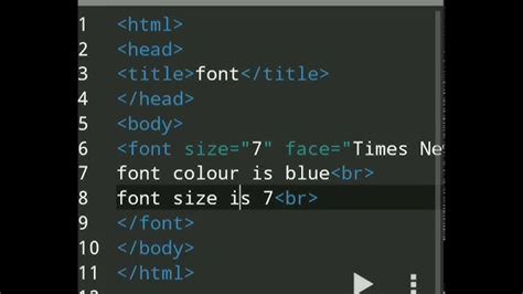 Html Default Font