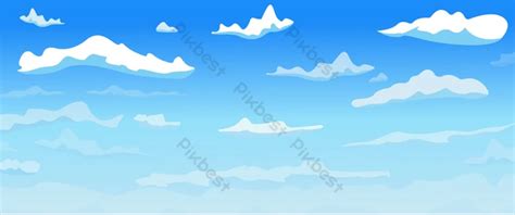 구름 만화 배경