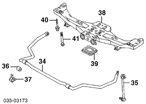 GA2A28155A Mazda хомут крепления втулки стабилизатора заднего