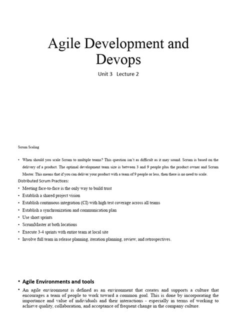 Unit 3 Lecture 2 3 Pdf Scrum Software Development Agile Software Development