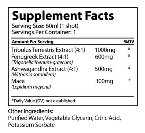 Matsun Nutrition Private Label Libido Boost Shots