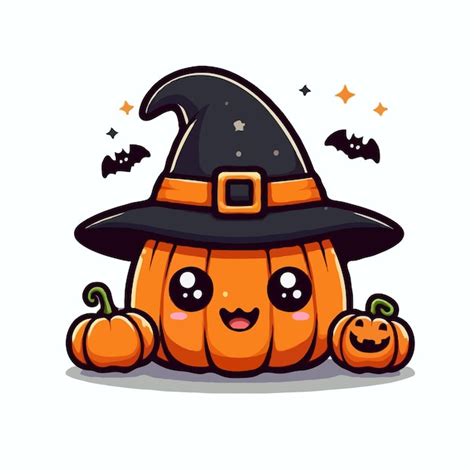 Premium Vector Cute Pumpkin Vector On White Background