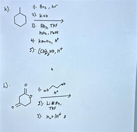 Solved Draw The Major Product S Or Reagents And Conditions Chegg
