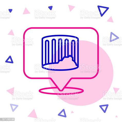 흰색 배경에 격리 된 고대 열 아이콘 줄 다채로운 개요 개념 벡터 0명에 대한 스톡 벡터 아트 및 기타 이미지 0명 건설