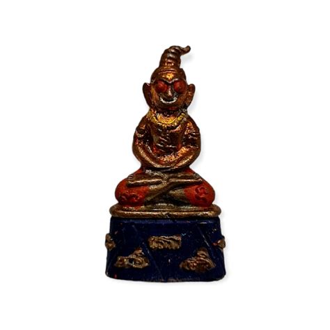 Thai Amulet Phra Ngang Tadeang Red Eyes Maha Saneah 100 Etsy