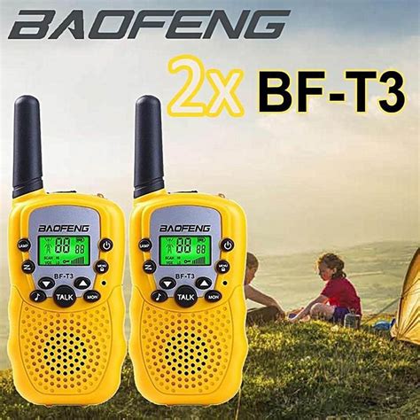 Baofeng HT 2 x Mini Baofeng T3 BF-T3 BFT3 Walkie Talkie Portable Two ...