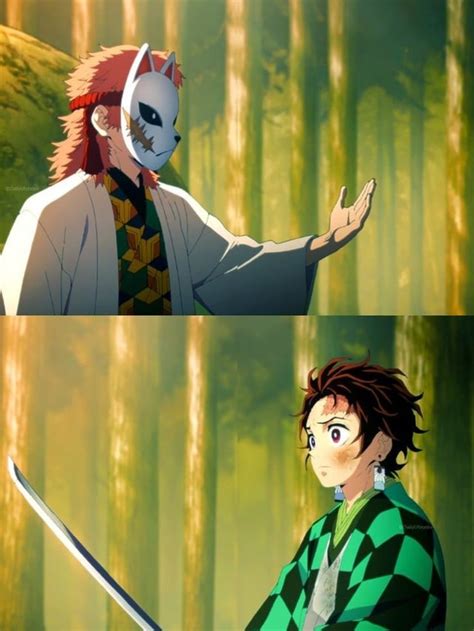 Sabito Beating Up Tonjiro Rdemonslayersspoilers