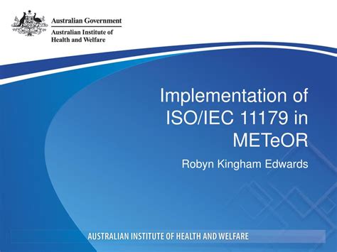 PPT Implementation Of ISO IEC 11179 In METeOR PowerPoint Presentation ID 3847679