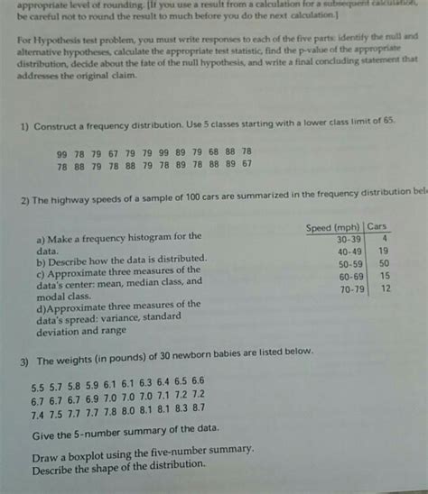 Solved Appropriate Level Of Rounding If You Use A Result Chegg