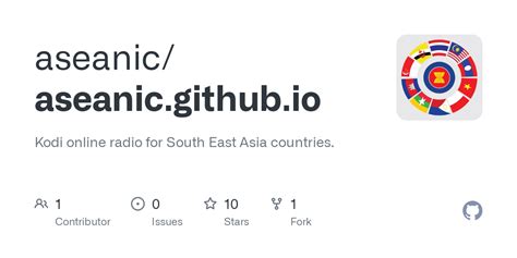 Github Aseanic Kodi Online Radio For South East
