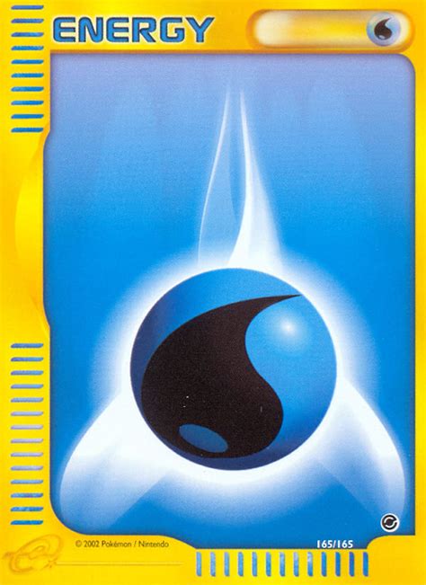 Water Energy 165165 Expedition Base Set E Card Pokemon Trading