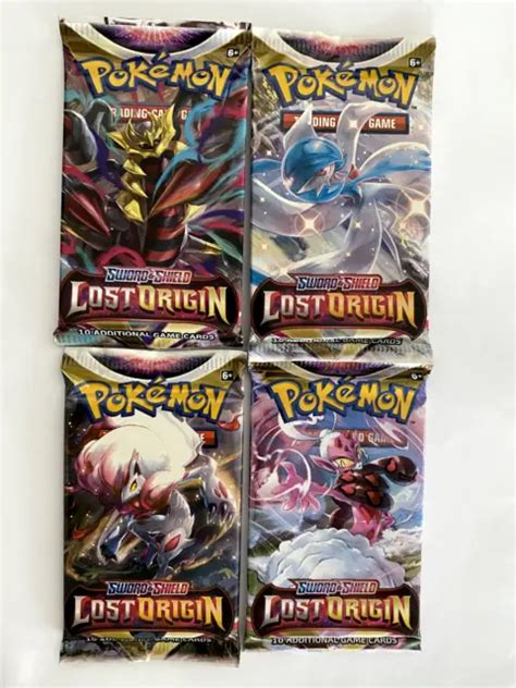 Lot Of 4 Pokemon Tcg Lost Origin Booster Pack Factory Sealed 5