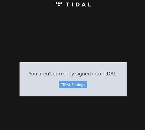Tidal Problem First Wont Connect Than Does Not Load Albums Issue Went Away On Its Own