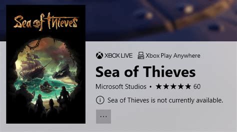 Sot Not Currently Available Rseaofthieves