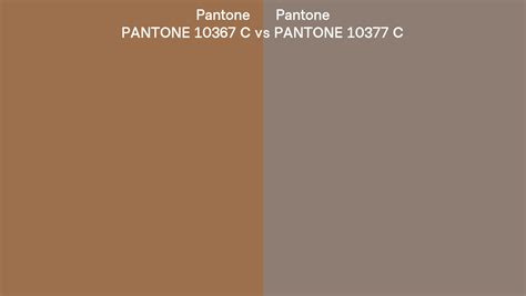 Pantone 10367 C Vs Pantone 10377 C Side By Side Comparison