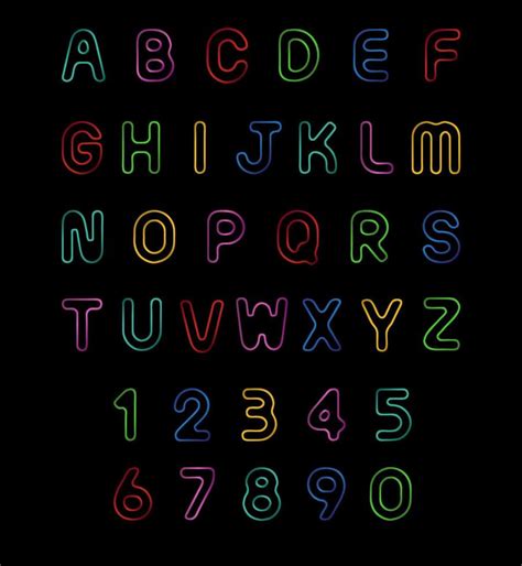 Colorful Alphabet Set 9844102 Vector Art At Vecteezy
