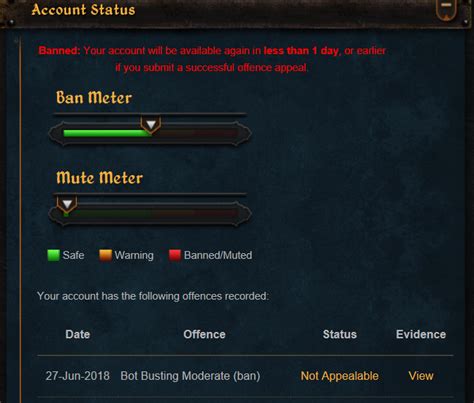 1 Day Ban Botting And Bans Osbot 2007 Osrs Botting
